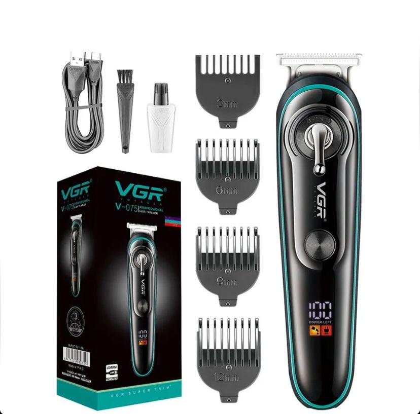 ماشین اصلاح صورت و بدن V-075 از برند وی جی ار VGR